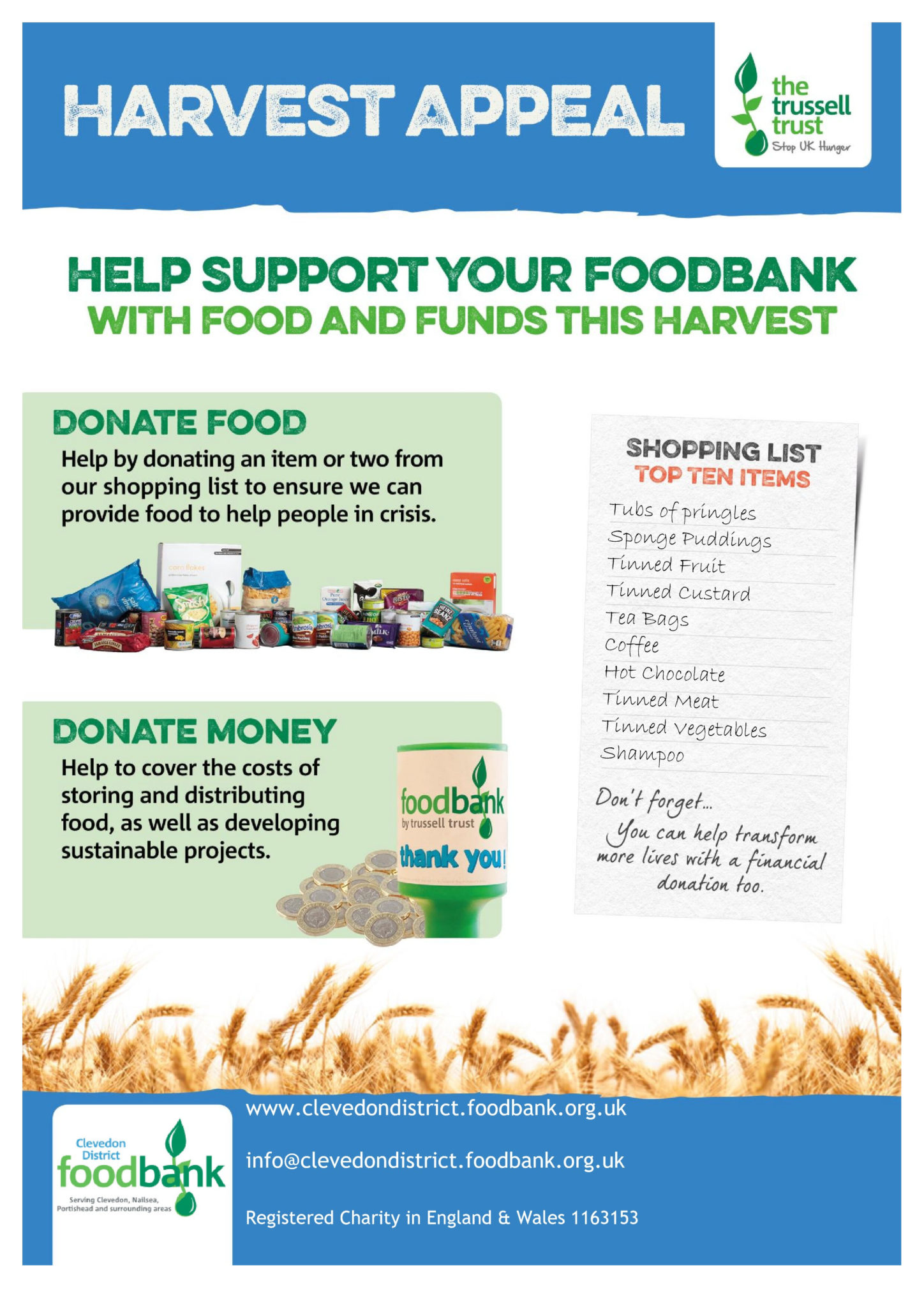 Harvest 2021 | Clevedon District Foodbank